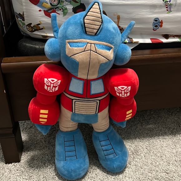 Toys | Universal Studios Transformers Optimus Prime Plush | Poshmark